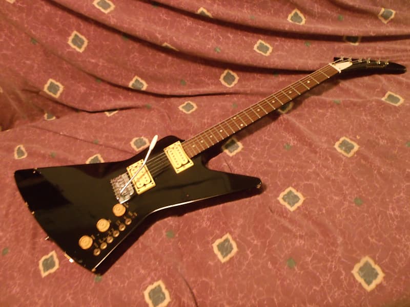 Vintage 1980's Cort Effector Explorer electric guitar Working | Reverb