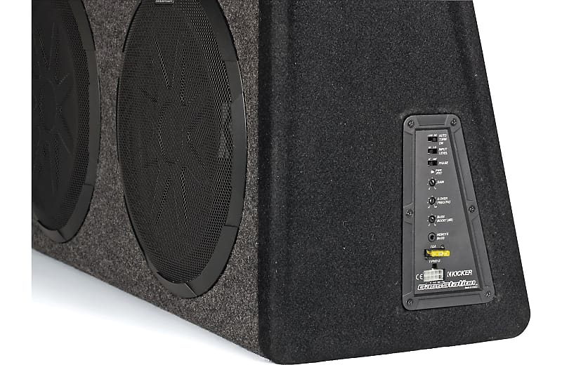 Kicker - PHD12 - Dual Loaded 12" Subwoofer Carpeted Enclosure | Reverb