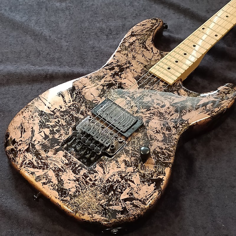 Custom Superstrat - Copper/Black Hi-Gloss | Reverb