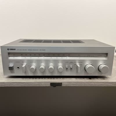 Yamaha Natural Sound Receiver CR-640 1977 Brushed Silver | Reverb