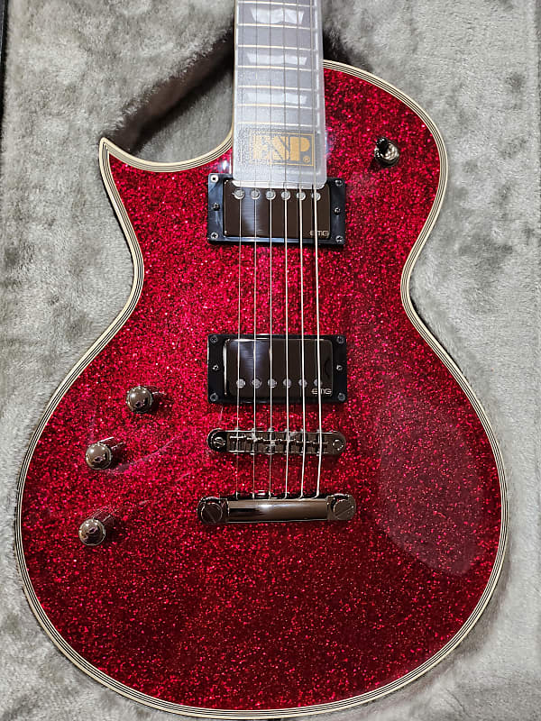 ESP E-II Eclipse DB 2019 - 2020 Red Sparkle Left Handed | Reverb