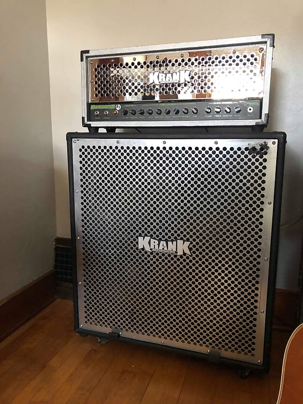 Krank Revolution 2x12 in a 4x12 Cab Chrome | Reverb