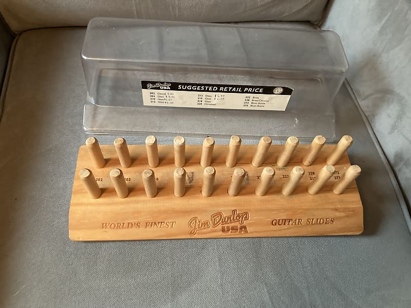 Dunlop Guitar Slide Display Case Vintage Cool | Reverb