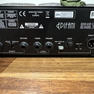Epiphani UL 502 (Ultralight) Bass Amp Head Rack Mount 2000’s | Reverb