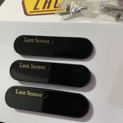 Fender LACE Sensors “Ultimate Triple” Set White Covers White | Reverb