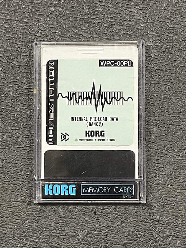 Korg Wavestation WPC-OAD Data Card (Internal Preload, Bank 2) | Reverb
