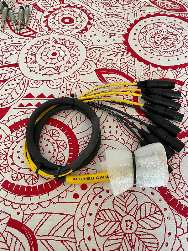 Avid DigiSnake 4ft DB25-XLR M&F AES/EBU snake | Reverb