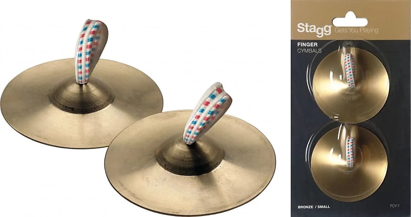 Pair of brass finger cymbals | Reverb