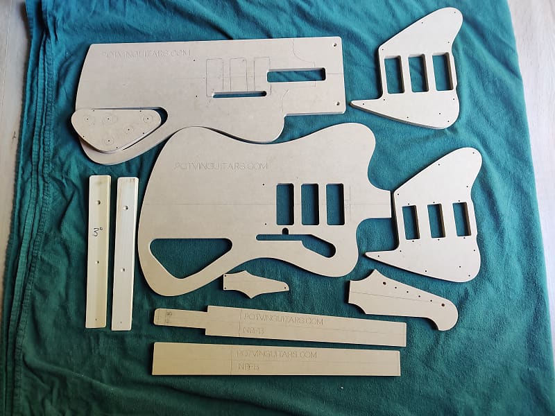 Potvin Non Reverse Firebird Template Set | Reverb