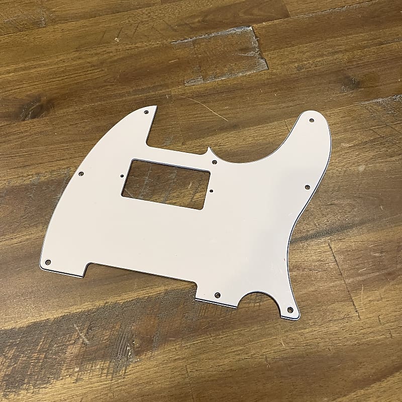 Fender Telecaster White Pickguard Humbucker Route - FREE | Reverb