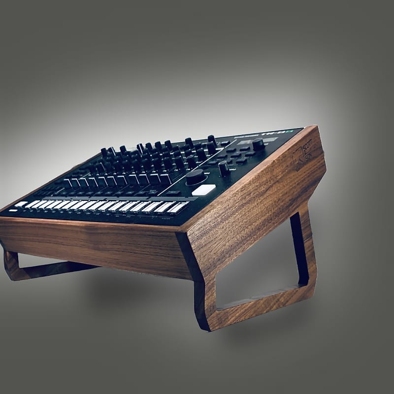 Roland TR- 8S // Handcrafted Synth Stand // Solid Walnut , | Reverb UK