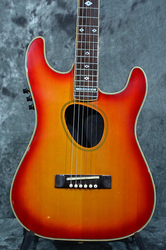 Kramer Ferrington Vintage 80s Acoustic Cherry Sunburst w | Reverb