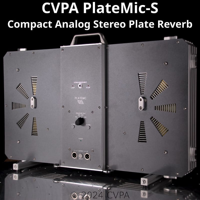 CVPA PlateMic-S - Compact Analog Stereo Plate Reverb | Reverb