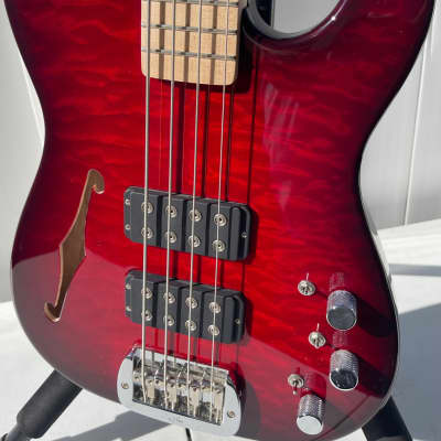 Wing Instruments Semi-Hollow 30" Scale 4-String Bass | Reverb