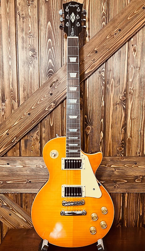 Firefly FFSP LP-Style Flame Maple Top (Honey Burst) | Reverb