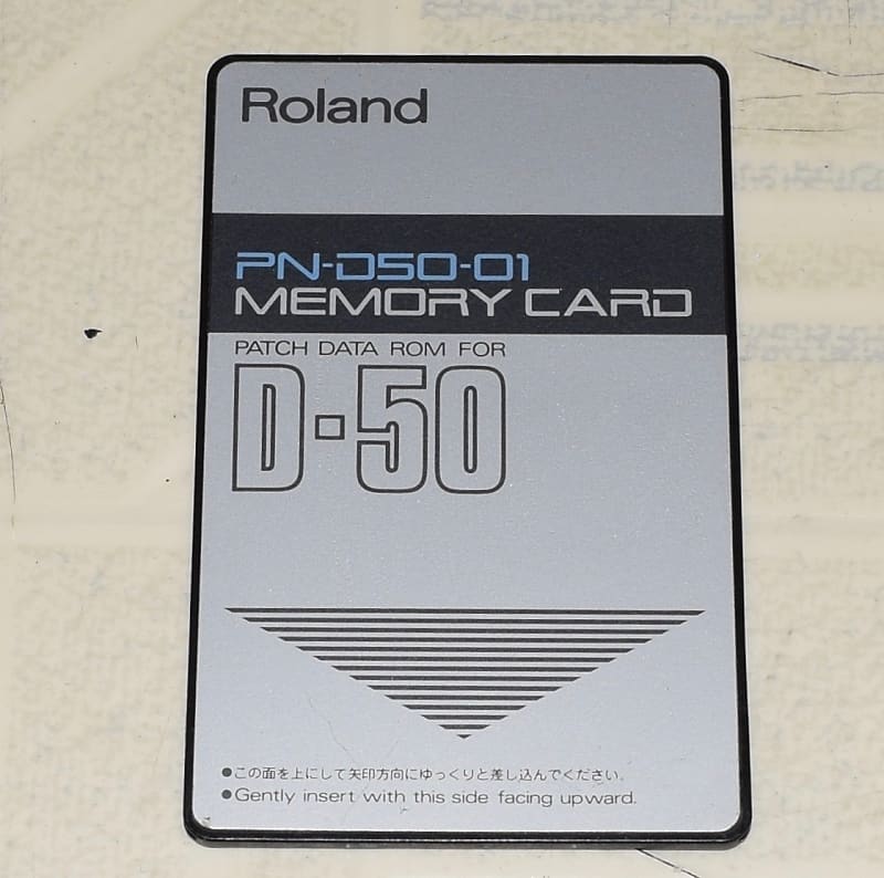 Roland D-50 ROM Card PN-D50-01 Sustain Group | Reverb