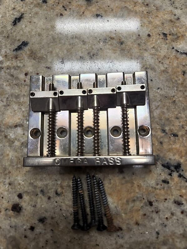 Aged Allparts Omega Bass Bridge for Fender Precision Jazz | Reverb