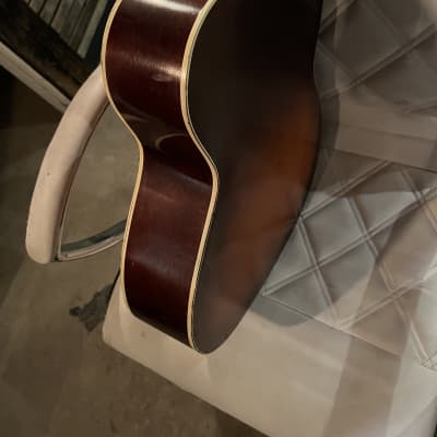 Silvertone Acoustic Project Husk 1950s-60s Burst | Reverb