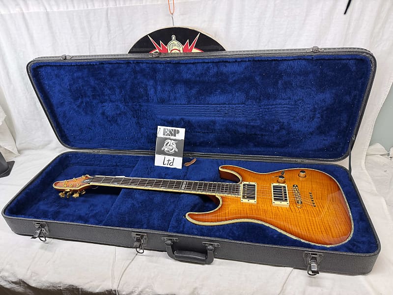 ESP LTD Deluxe Horizon H-1000 H1000 Guitar with Case 2002 | Reverb