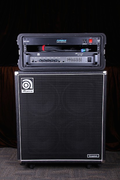 AMPEG SVT 4x10 Cab - B2RE Bass Amp w/ SKB Rack & Furman Power | Reverb