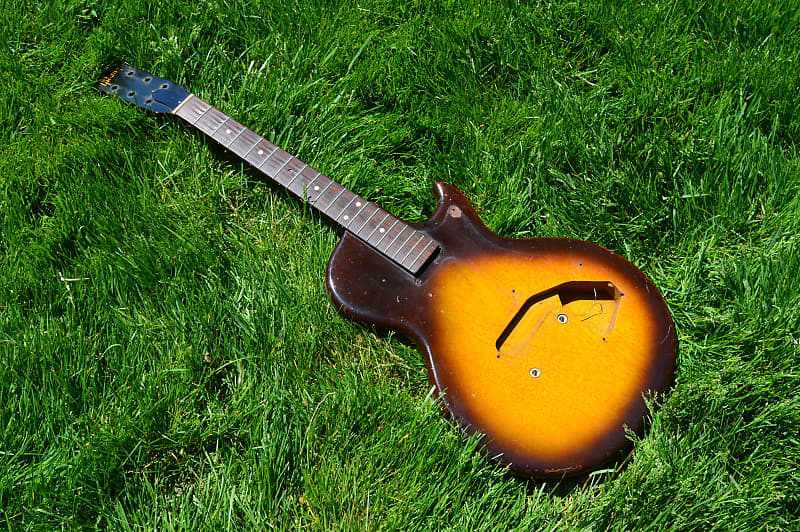 Vintage 1959 1960 Gibson Melody Maker HUSK - Project Body - | Reverb