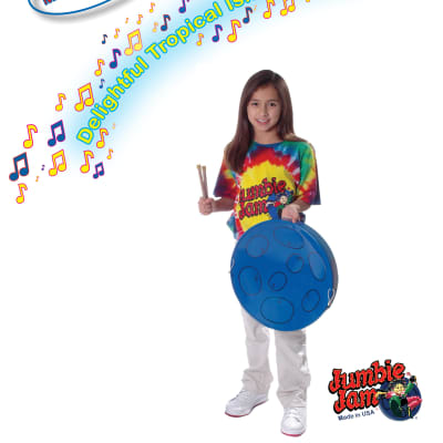 Jumbie Jam Steel Drum Kit – Table Top Stand - Blue Pan (G) | Reverb