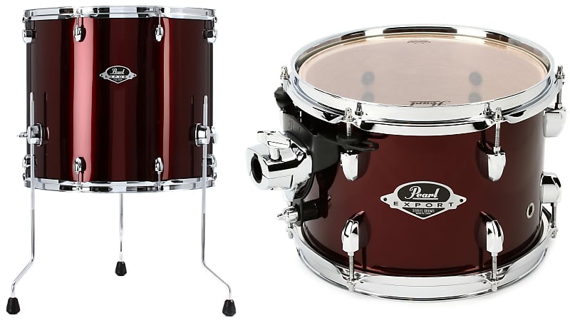 Pearl Export EXX Floor Tom - 18 x 16 inch - Burgundy Bundle | Reverb