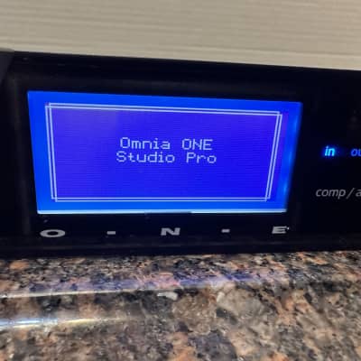 Telos Omnia One Studio Pro. Multiband Audio Processor | Reverb