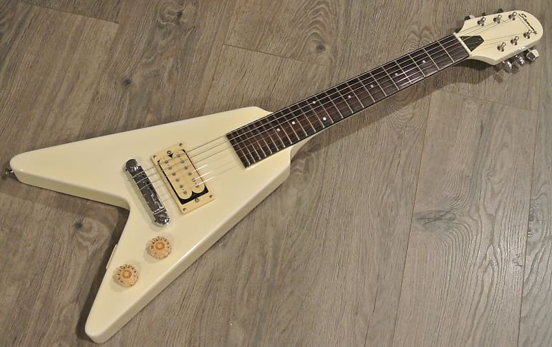 Vintage Sammy by Sam Ash Mini Flying V with Orig Case- Set | Reverb