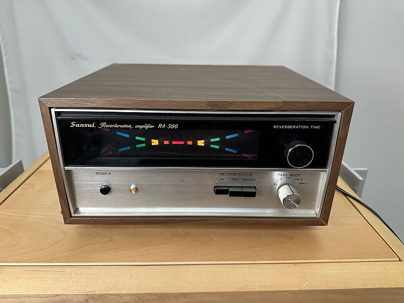 Sansui RA-500 Reverberation Amplifier 1971 - Walnut | Reverb