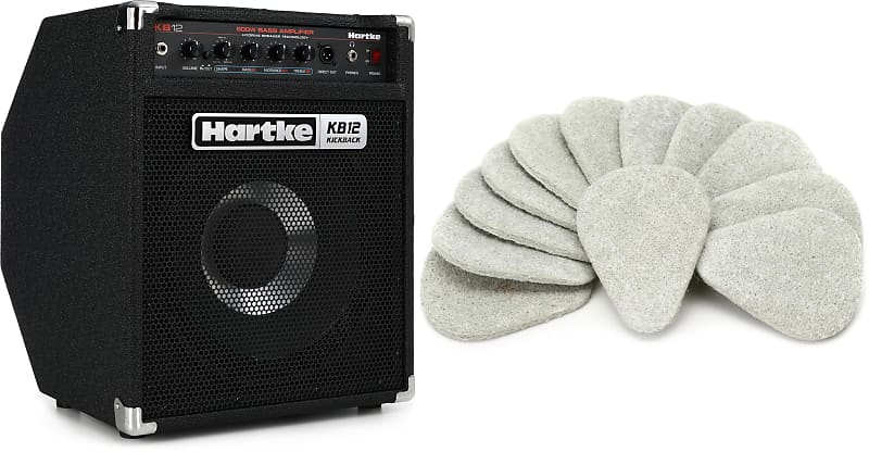 Hartke KB12 Kickback 1x12" 500-watt Bass Combo Amp Bundle | Reverb