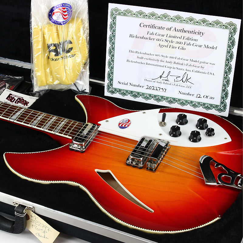 2020 Rickenbacker 360 WB DOUBLE CHECKERBOARD Bound | Aged | Reverb