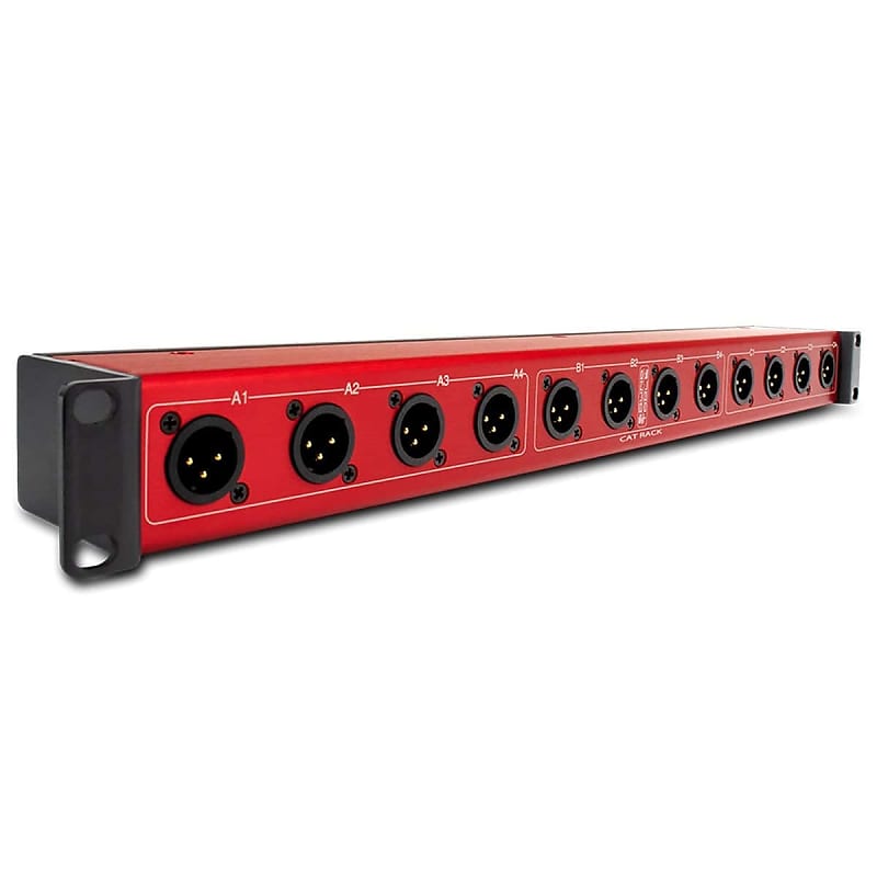SoundTools CAT Rack Male XLR to etherCON Rackmount Unit, 3 x | Reverb