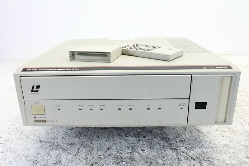 Philips Laservision extended disc drive VP412 /w remote & | Reverb