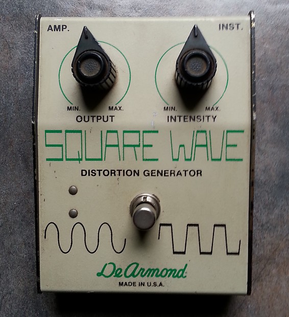 Rare Vintage Dearmond Square Wave Distortion Generator Guitar | Reverb
