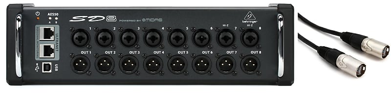 Behringer SD8 8-channel Stage Box Bundle with Pro Co | Reverb