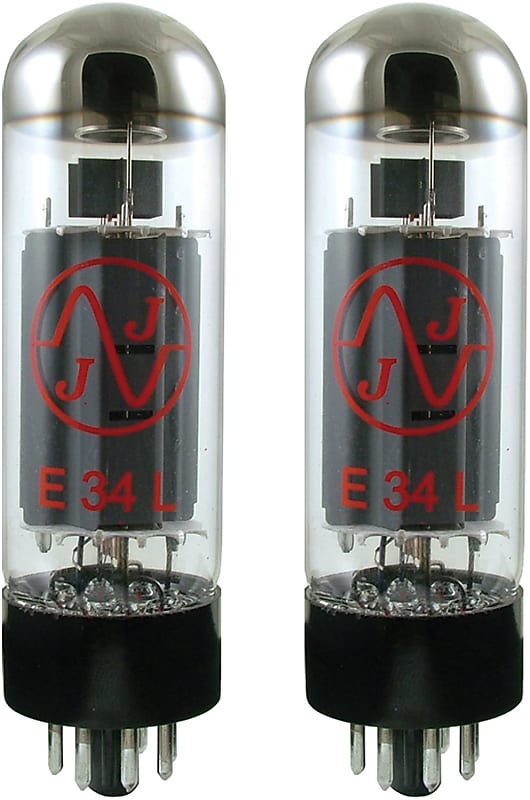 2 JJ Electronic E34L Power Vacuum Tubes Matched Pair | Reverb