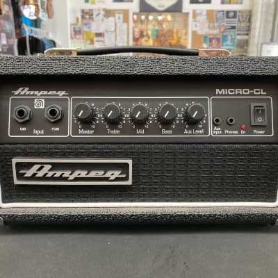 Ampeg Micro Cl 100 Watt Bass amp head | Reverb