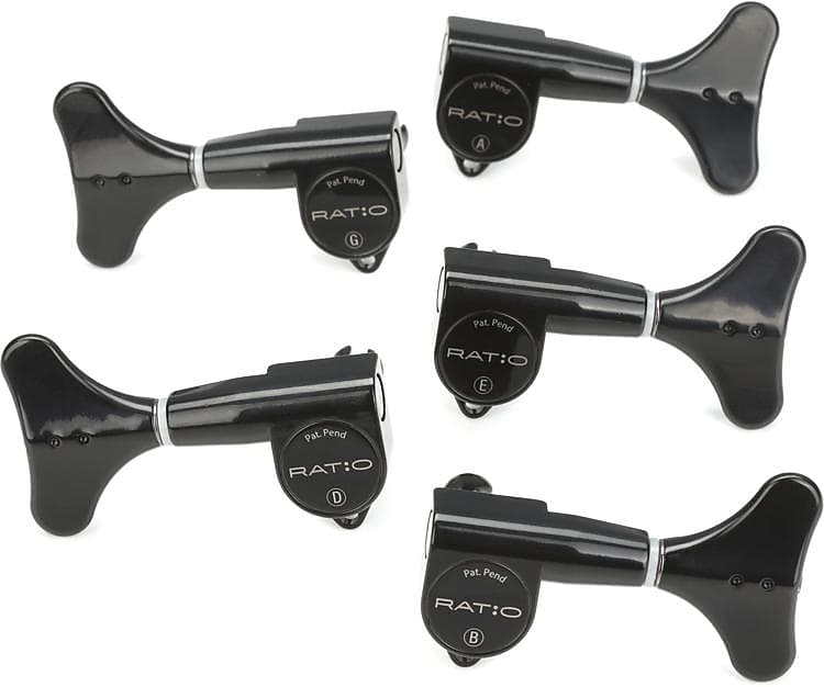 Graph Tech PRB-5320-B0 5-string Bass Ratio 3+2 Y Key Tuning | Reverb