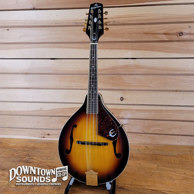 Epiphone MM-30E A-Style Mandolin with Passive Piezo Bridge | Reverb
