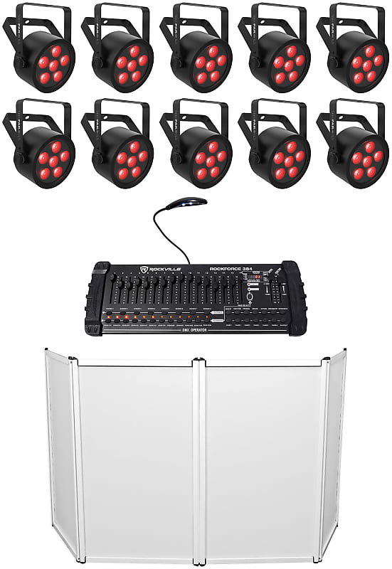 10) Chauvet DJ SlimPAR H6 ILS RGBAW+UV LED DMX Par Wash | Reverb