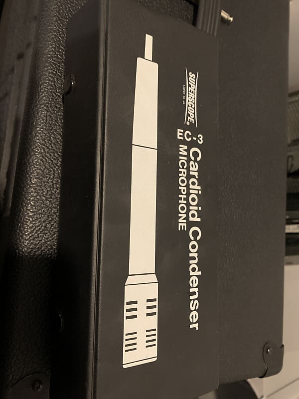 Superscope Ecm-3 condenser mic 70’s Brushed aluminum | Reverb