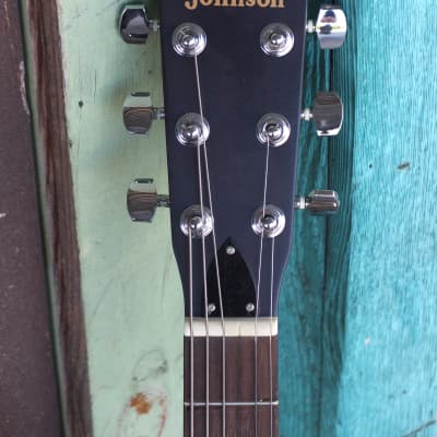 Johnson AXL-998 Metal Resonator Guitar 2000s - Polished | Reverb