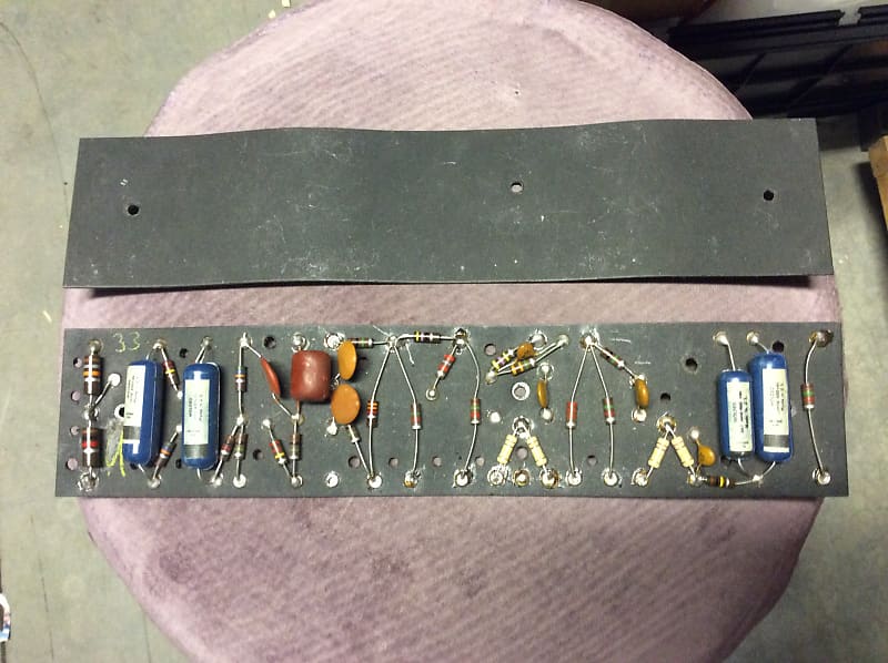 Fender Pre-CBS Blackface Princeton Reverb circuit board 1964 | Reverb