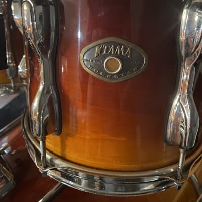 Tama Rockstar Custom Sunburst Drum Set | Reverb