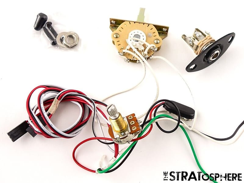 Fender Jim Root Active Volume POT, 25K 3 Way SWITCH, JACK + | Reverb