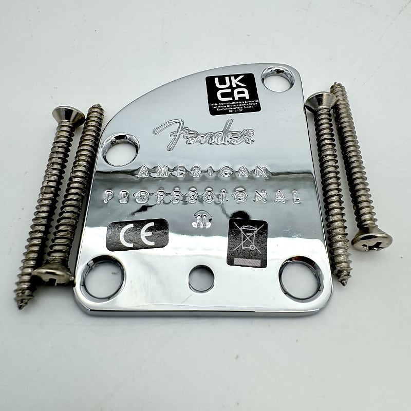 Fender American Professional II Contour Neck Plate Mint 24072 | Reverb