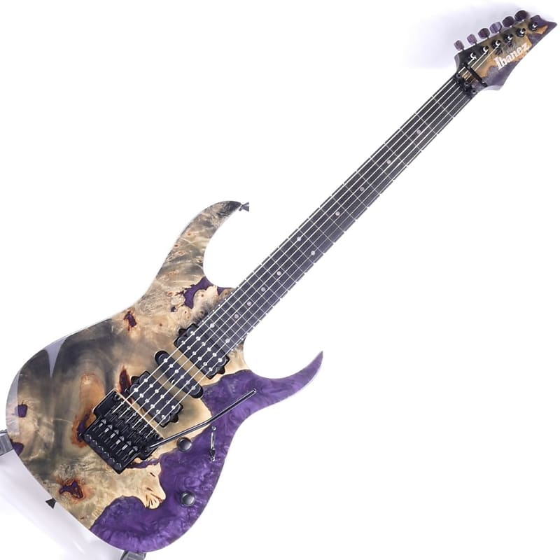 Ibanez JCRG23G01 J-Custom Buckeye Burl, Purple Resin (B | Reverb