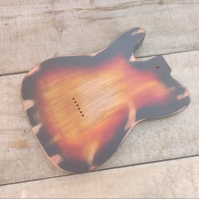 Custom T Vintage Relic Mahogany Guitar Body | Reverb France