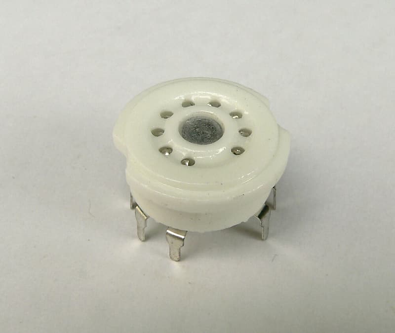 B9A ceramic 9 pin PCB Socket for Valve Guitar Amplifiers, | Reverb UK